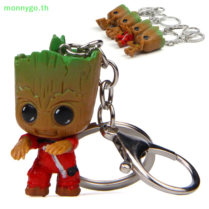Monnygo Guardians of Galaxy Tree Man Groot พวงกุญแจรถยนต์ เครื่องประดับ ...