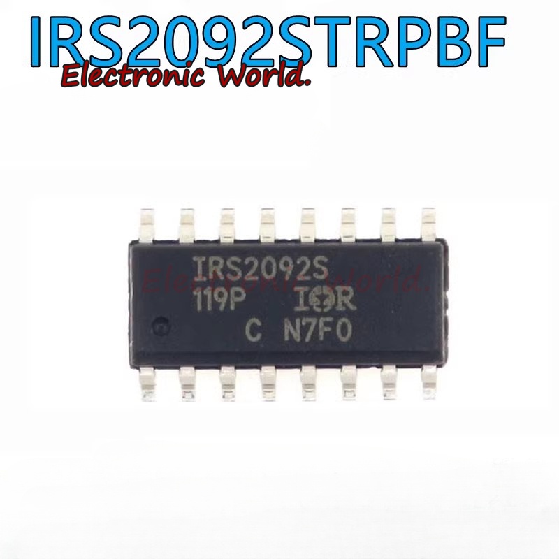 ชิปเซ็ต 100% IRS2092S IRS2092SPBF IRS2092 IRS2092STRPBF sop-16 1 ชิ้น | Shopee Thailand