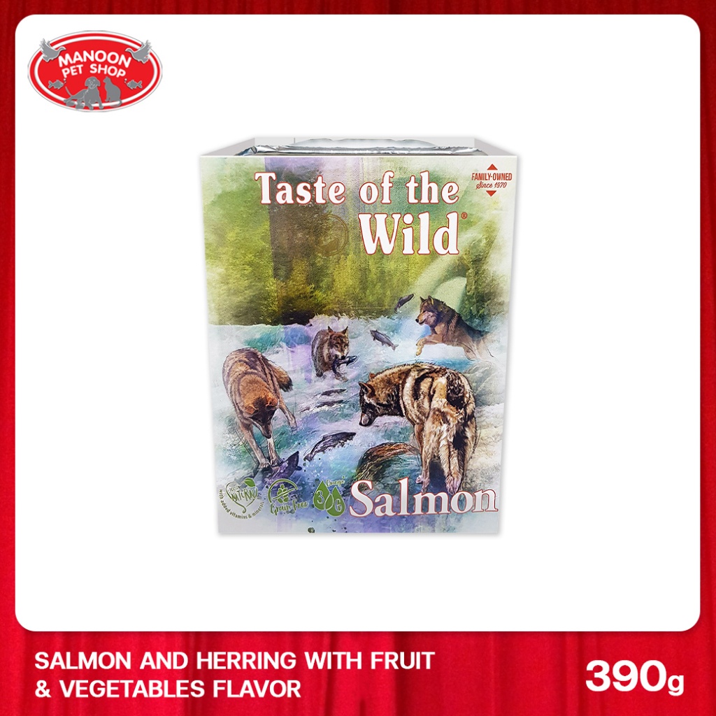 [7 PCS][MANOON] TASTE OF THE WILD Salmon&Herring&Fruit Vegetables เทสต์ ...