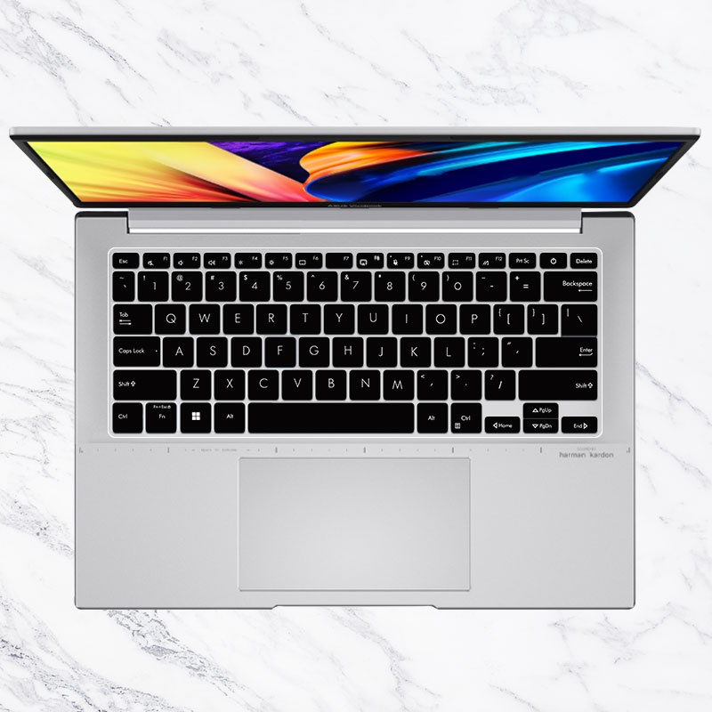 ฟิล์มซิลิโคนติดแป้นพิมพ์แล็ปท็อป สําหรับ Asus Vivobook S14X OLED S5402 ...