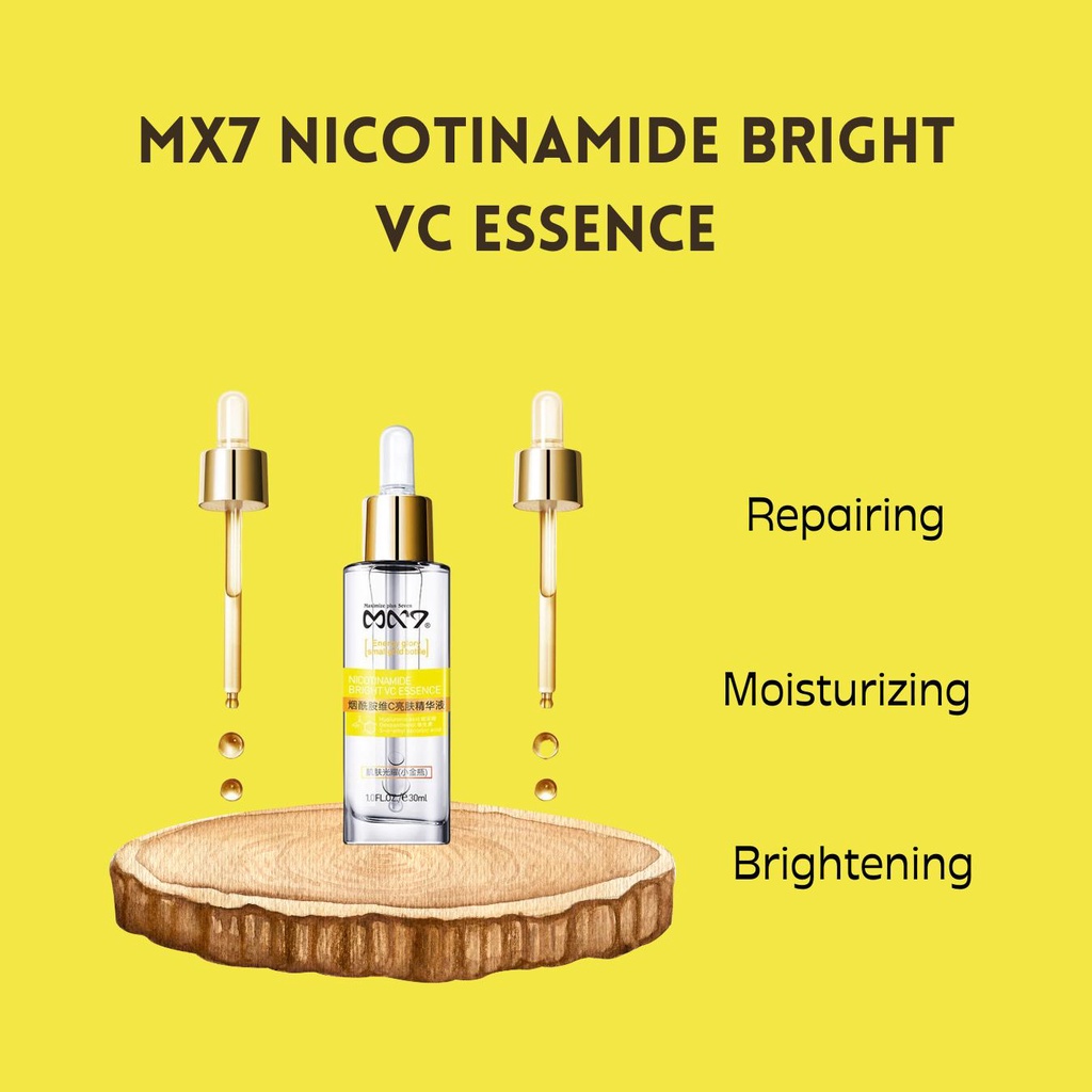 Mx7 Nicotinamide Bright VC Essence เอสเซนส์บํารุงผิวหน้า 30 มล. | Shopee Thailand