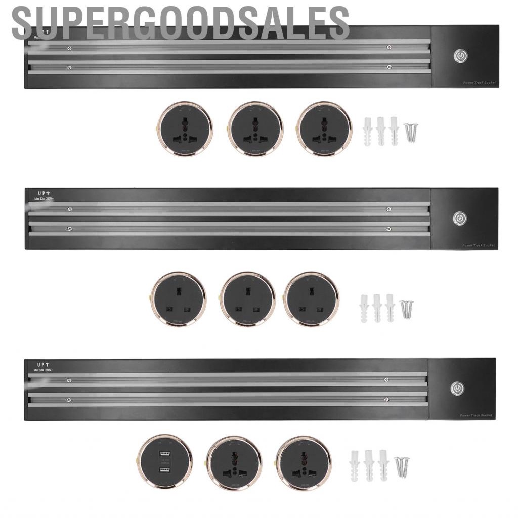 Supergoodsales Wall Mounted Removable Track Socket Double Slot 60cm and ...