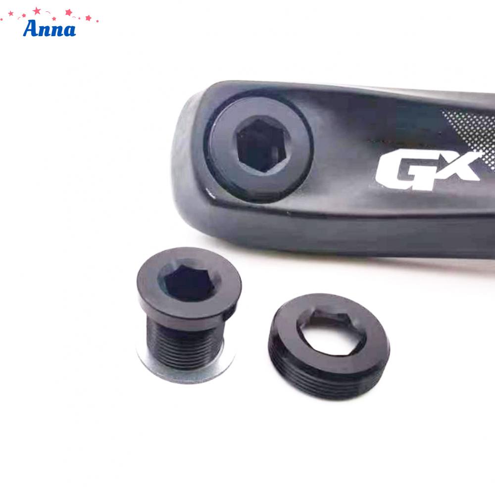 【Anna】Crank Arm Bolt Screw Aluminum Alloy Black Self Extracting High ...