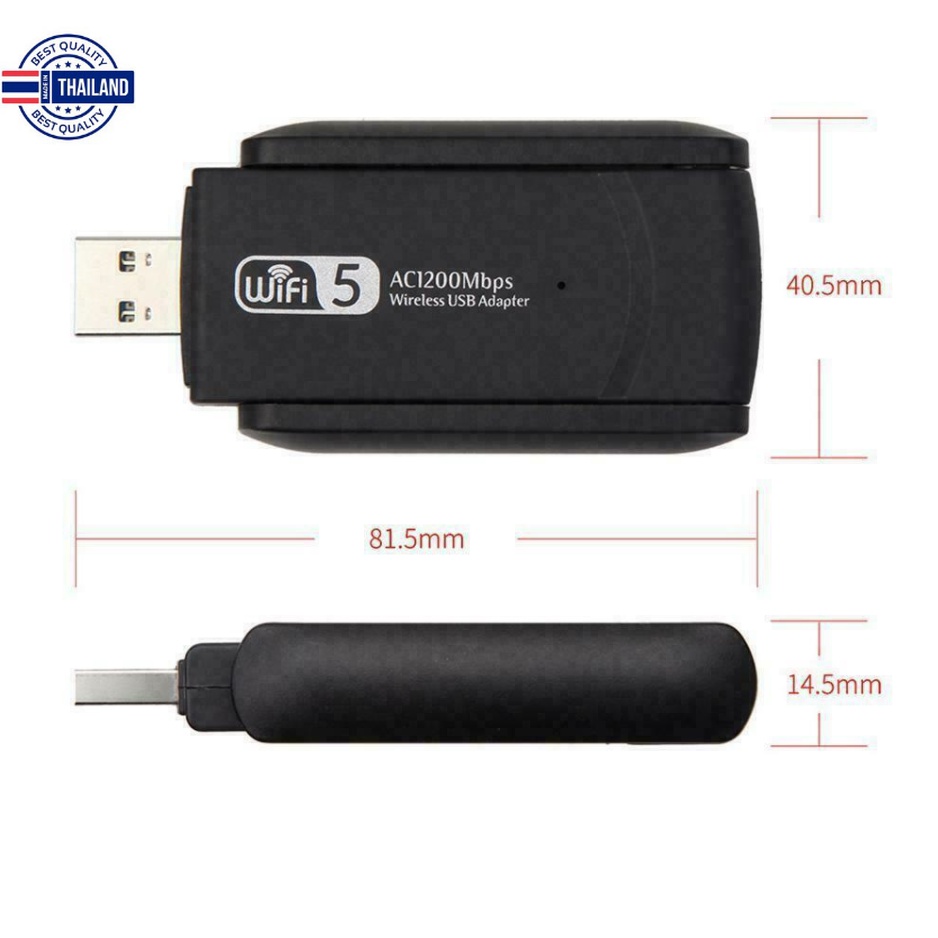 USB Wifi Adapter 1900Mbps / 1200Mbps Wi-Fi Adapter 5Ghz เสาอากาศ USB ...