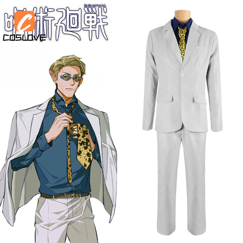 ชุดเครื่องแต่งกายคอสเพลย์ Jujutsu Kaisen Nanami Kento สีขาว สําหรับ ...