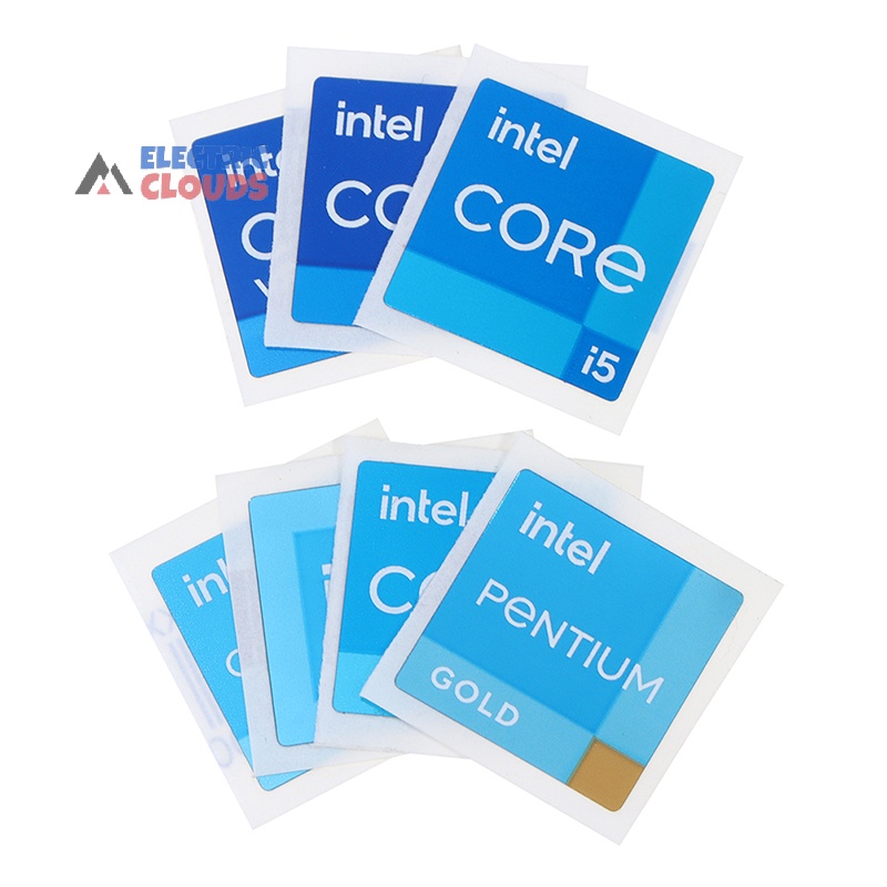 【เมฆไฟฟ้า】ใหม่ สติกเกอร์ CPU 11 Generation i3 i5 i7 VPRO 5 ชิ้น ...