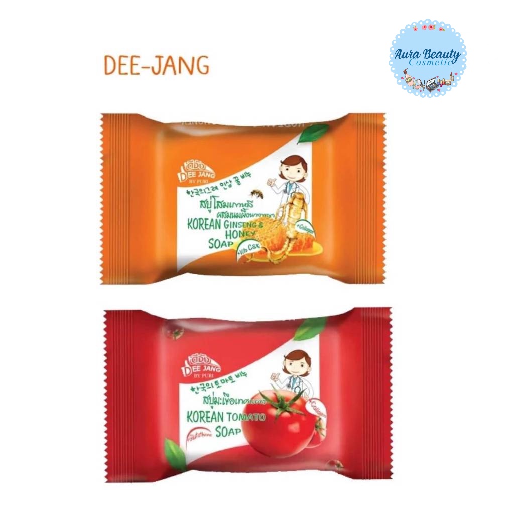 📍 (1ก้อน) Dee Jang Korean Ginseng Soap 100 กรัม ดีจัง สบู่ผิวขาว ...