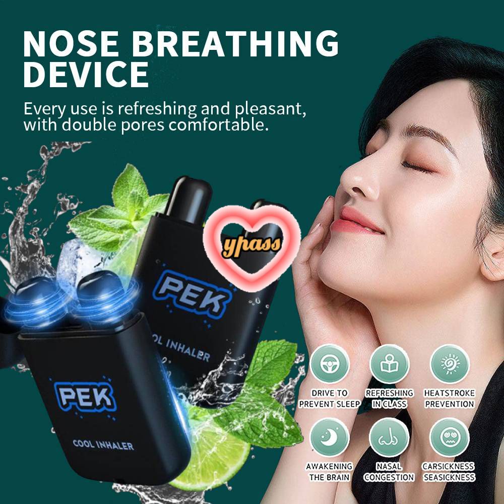 CYREAL Pek Double Hole Vital Oil Energy Bar Cool Nostril Nasal Inhaler ...