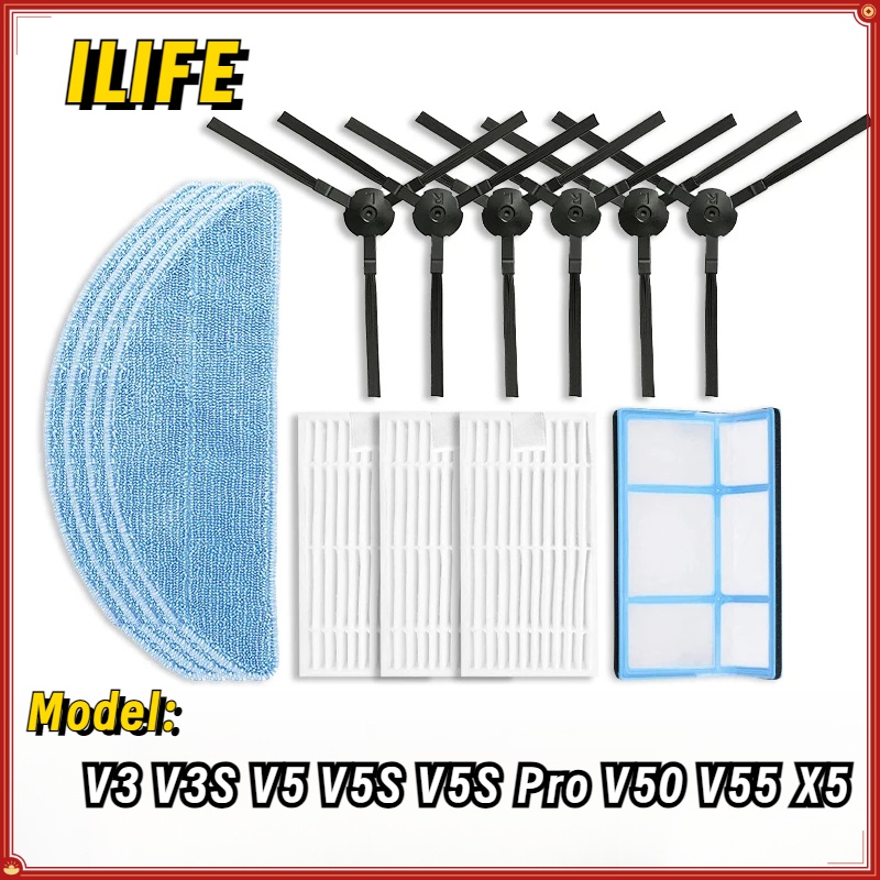 สําหรับ ILIFE V3 V3S V5 V5S V5S Pro V50 V55 X5 หุ่นยนต์เครื่องดูดฝุ่น ...