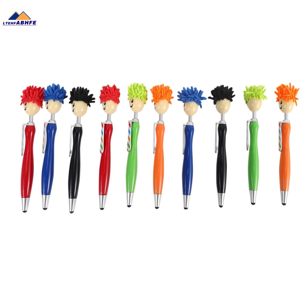 10 ชิ้น Mop Topper ปากกาหน้าจอทําความสะอาดปากกาสไตลัส 3-In-1 ปากกาสไต ...
