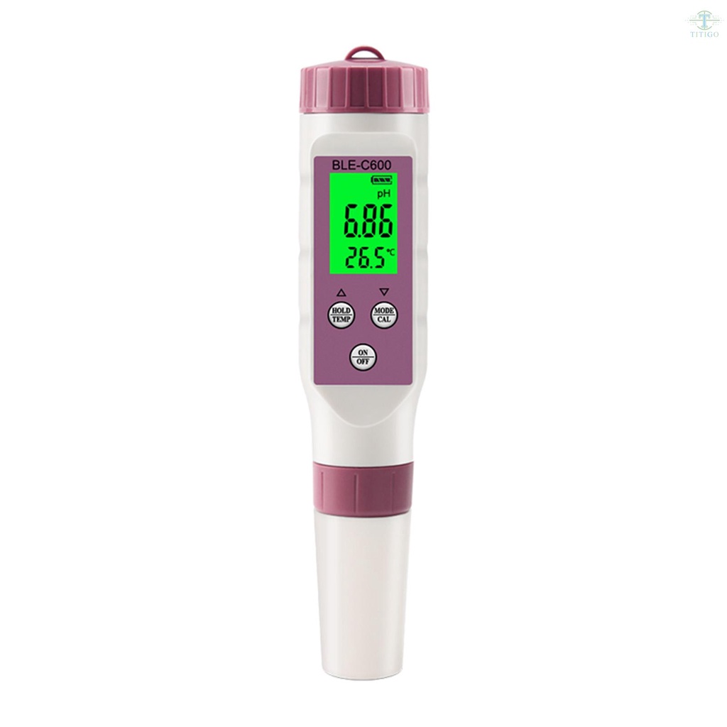 PH Meter Digital 7 in 1 PH/TDS/EC/ORP/S.G/Salinity/Temp Meter with ATC ...