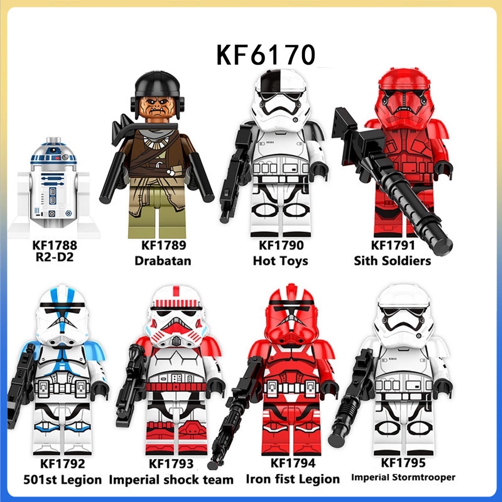 Building block Minifigures nano block Star Wars Series Robot Sith ...