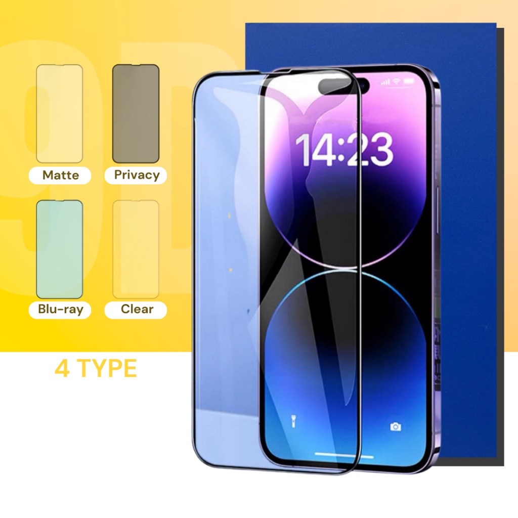 กระจกนิรภัยกันรอยหน้าจอ 9D HD แบบใส สําหรับ IPhone IP 7P 8P 7 8 Plus X XR XS Max 11 12 13 14 Pro ...