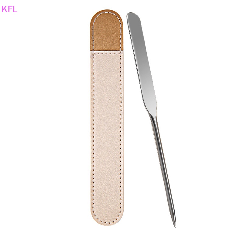 (KFL) ไม้พายสเตนเลส อเนกประสงค์ สําหรับเกลี่ยรองพื้น มาสก์ และอายครีม ...