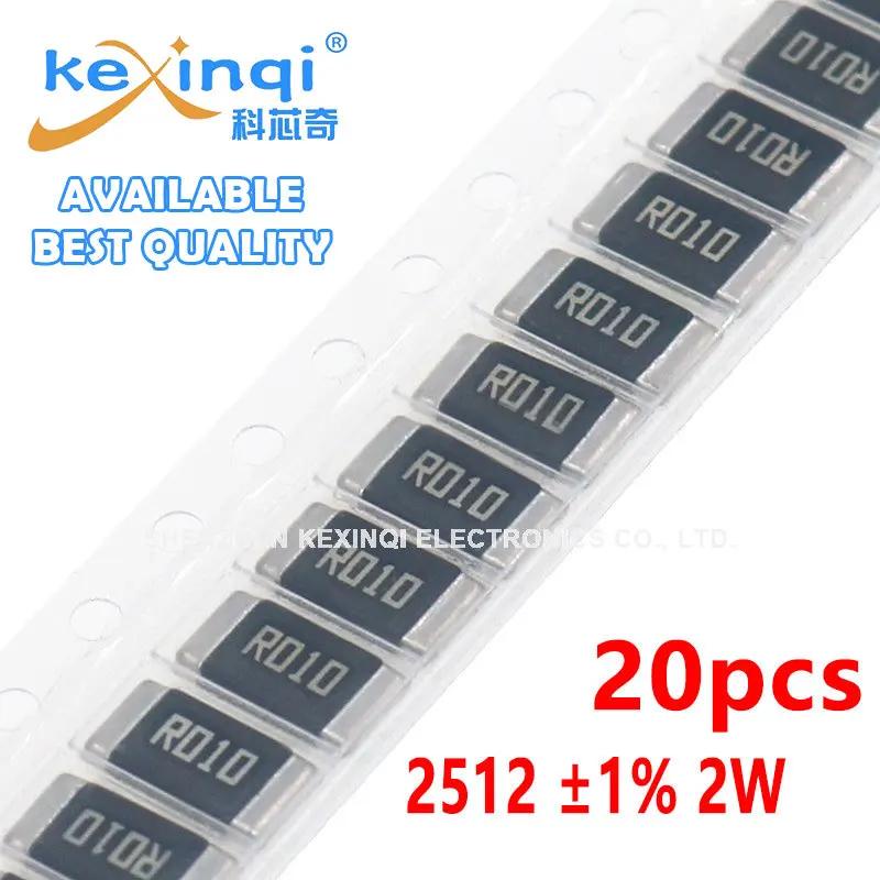 ตัวต้านทาน 2512 SMD 2W 1% 0.1R 0.1 โอห์ม R100 R010 R020 R050 R100 R200 R220 R330 R470 R500 1R00 ...