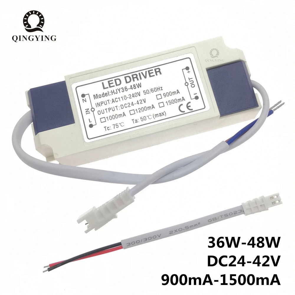 หม้อแปลงพาวเวอร์ซัพพลาย 110V 220V 36W 40W 45W 48W LED DC24-42V 900mA 1000mA 1200mA 1500mA ...