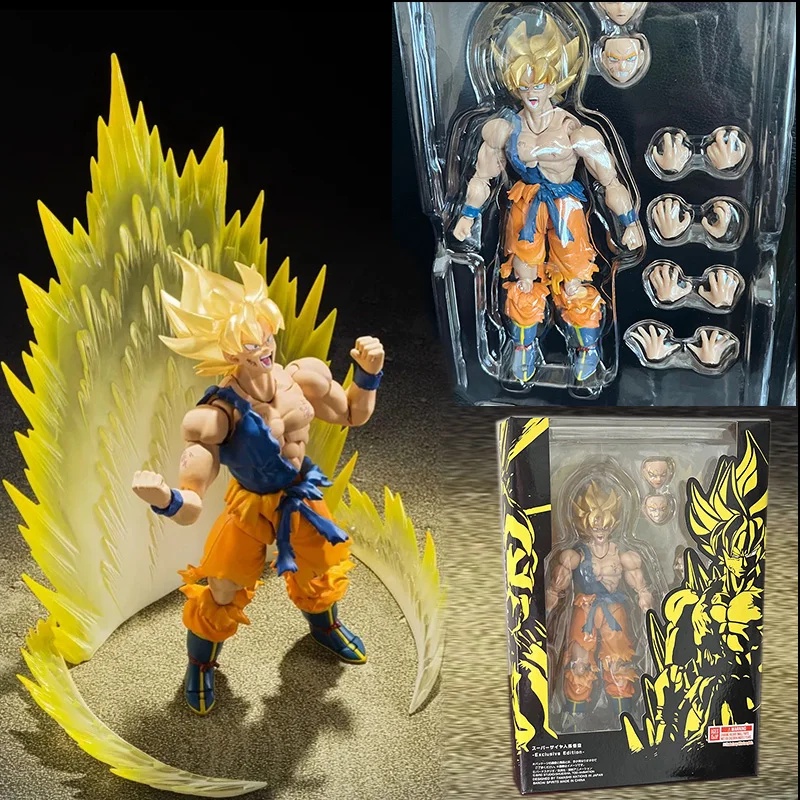 โมเดลฟิกเกอร์ Dragon Ball Z Son Goku SHF S.H.Figuarts Goku War Damage ...