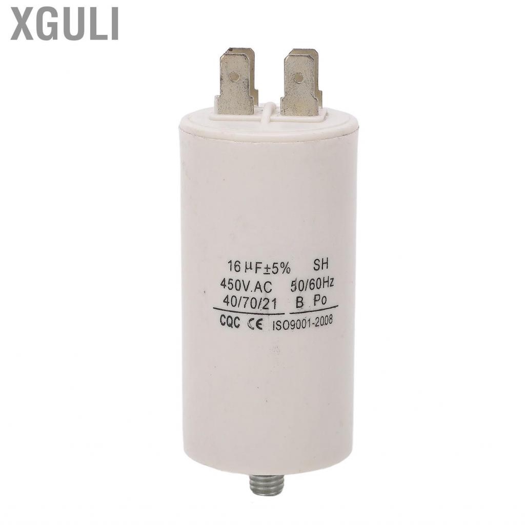 Xguli CBB60 Run Capacitor 50Hz 60Hz 450V 16uf Replacement Double ...