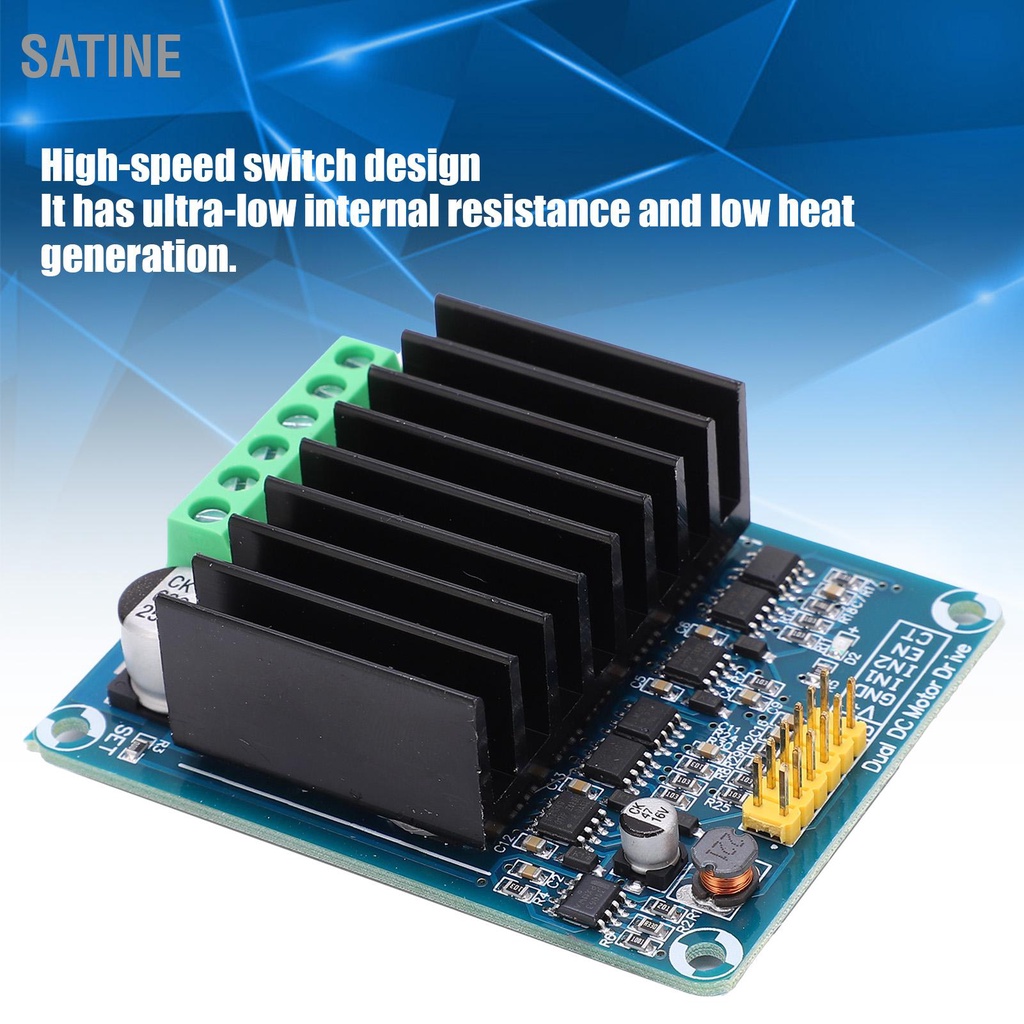 SaTine DHB1A 30A DC 5V12V HBridge Drive Controller ทนทาน DualChannel โมดูลควบคุมมอเตอร์ | Shopee ...