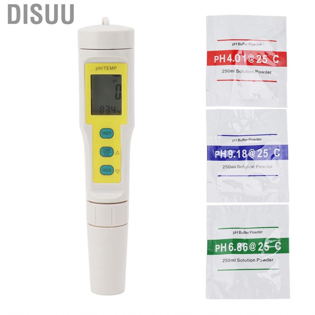 Disuu Digital Water Tester Easy To Read Clear Values PH Level Tester ...