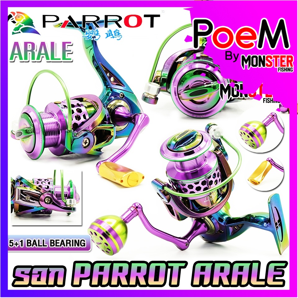 รอกสปินนิ่ง PARROT รุ่น ARALE SPINNING REEL PROFESSIONAL (มีให้เลือก ...
