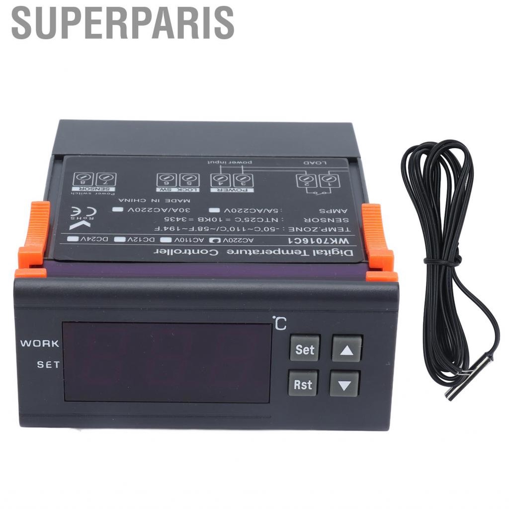 Superparis Digital Temperature Controller -50℃-110℃ Better Readability ...