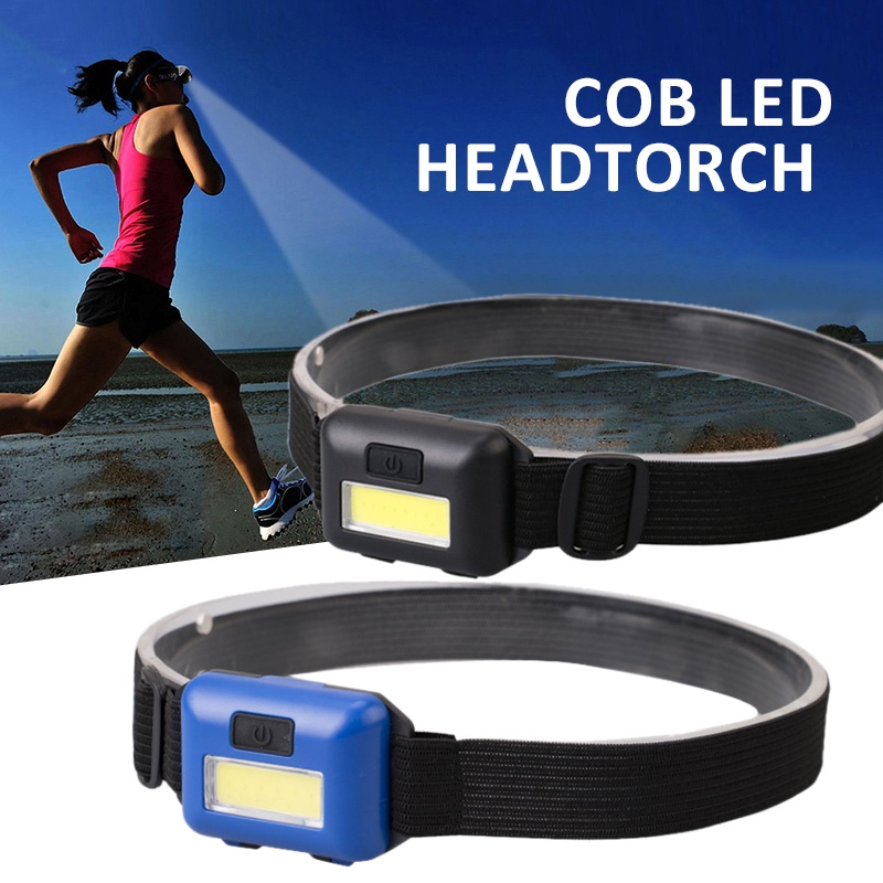 New COB Headlight LED Headtorch Headlamp Waterproof For Night Riding ...