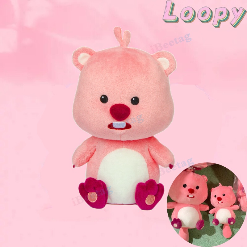 ตุ๊กตานุ่ม รูปการ์ตูน Pororo Pink Beaver Loopy เหมาะกับของขวัญวันเกิด ...