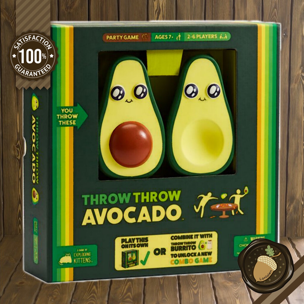 Throw Throw Avocado บอร์ดเกมแท้ คู่มือภาษาอังกฤษ | Shopee Thailand