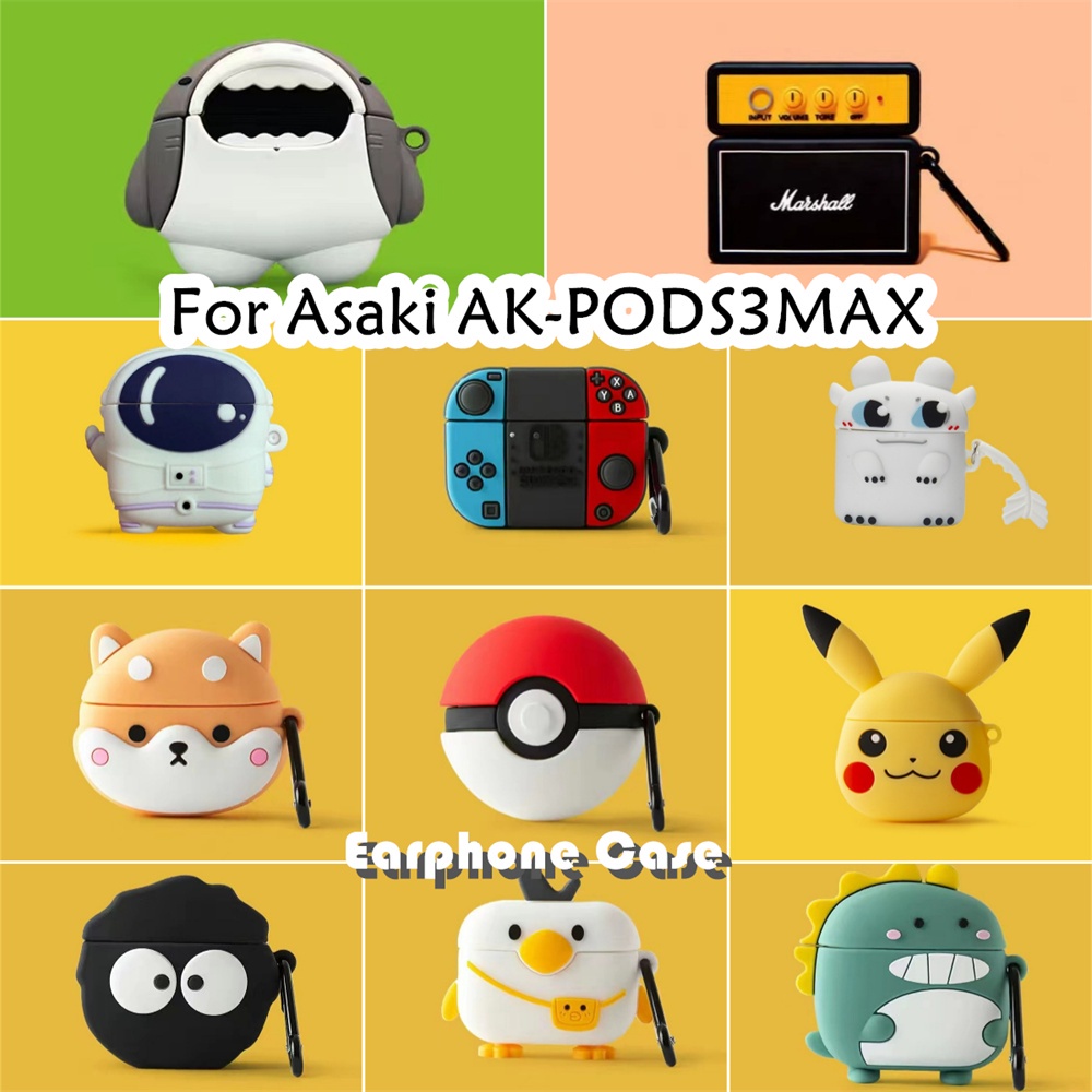 พร้อมส่ง! นําไปใช้กับ Asaki AK-PODS3MAX เคส Case เคสหูฟัง การ์ตูนนวัตกรรม ซิลิโคนนุ่ม เคส เคสหู ...