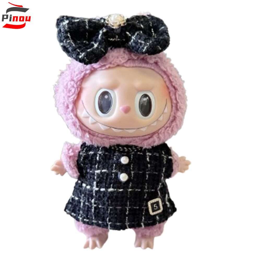 Pinou 1 ชุดนั่ง Party Labubu ตุ๊กตาเสื้อผ้า, ชุดเปลี่ยน Labubu II ชุด ...