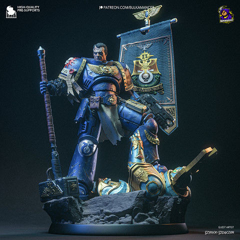 Titus Warhammer Chess Piece Model gk White Model Resin White Film ...