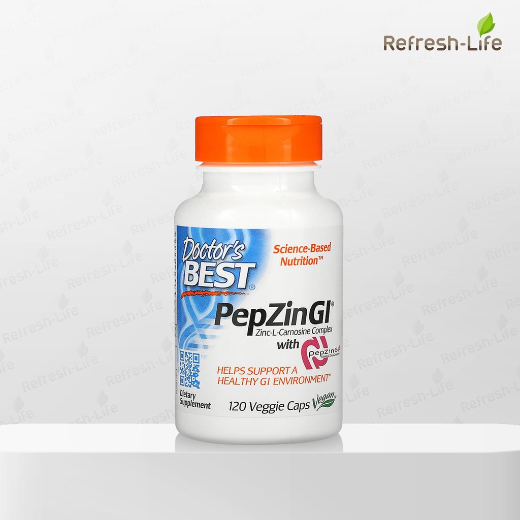 [พร้อมส่ง] Doctor's Best PepZin GI Zinc-L-Carnosine Complex ซิงค์ แอล ...