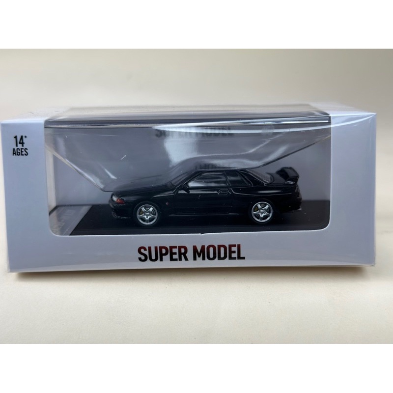 🔹Nissan GTR R32 เปิดฝากระโปรงรถได้ Scale 1:64 ยี่ห้อ Super Model ...