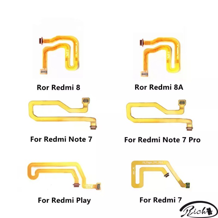 สายแพเครื่องสแกนลายนิ้วมือ สําหรับ Xiaomi Mi Play Redmi 7 8 8A Note 7 ...