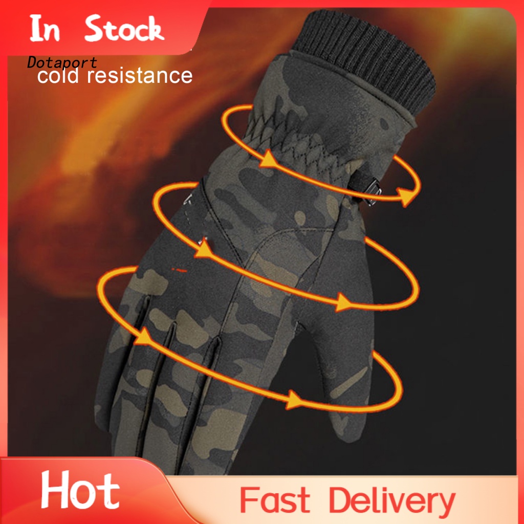Kddt- 1 คู่ ล็อคอุณหภูมิ ถุงมือกีฬา อุปกรณ์กลางแจ้ง ป้องกันรอยขีดข่วน ...