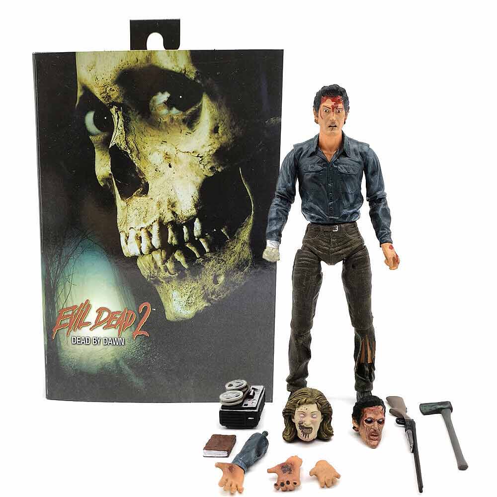 NECA Evil Dead 2 Dead By Dawn Ultimate Ash 7" Action Figure Toys Model ...