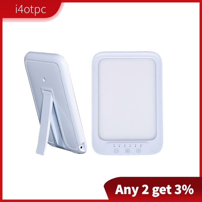 I4otpc โคมไฟบําบัด LED 10000Lux 5V หรี่แสงได้ 10 ระดับความสว่าง ตั้งเวลาได้ 6 ระดับ | Shopee ...