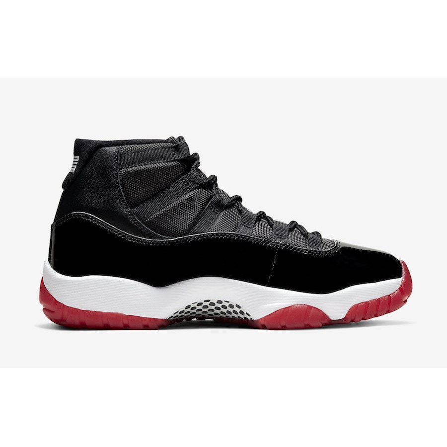 New air jordan 11 bred 378037-061 men and women shoes, small middle ...