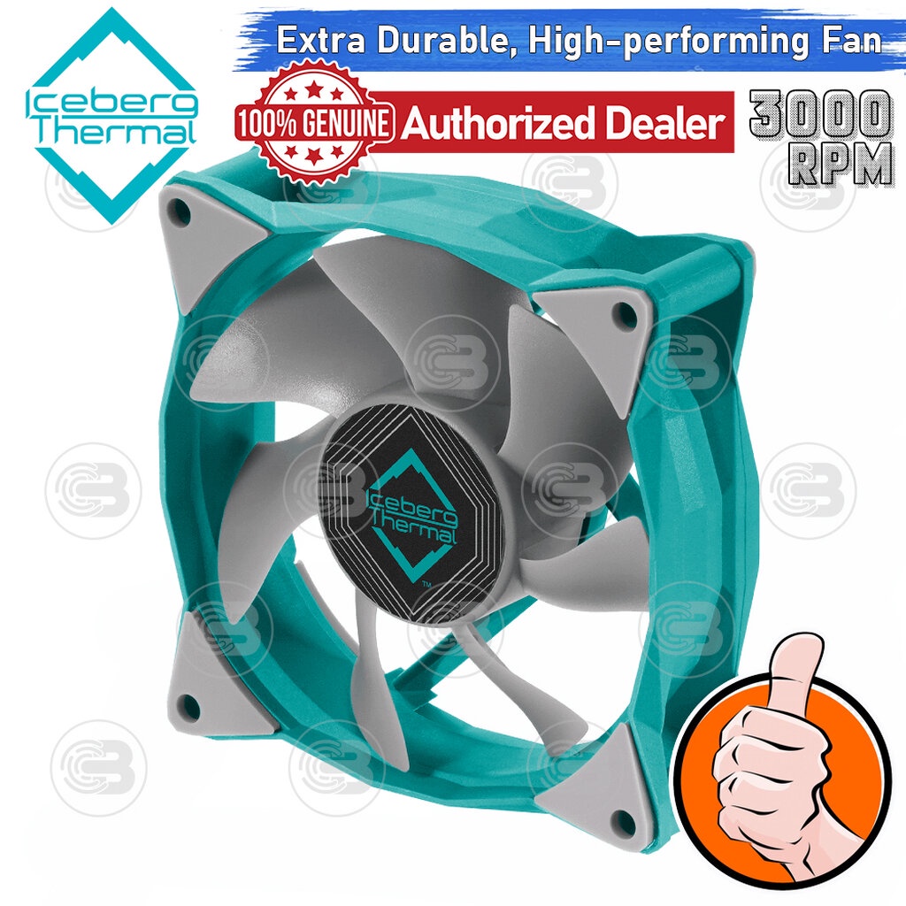 [CoolBlasterThai] Iceberg Thermal IceGALE Xtra 80 Teal Fan Case (size ...
