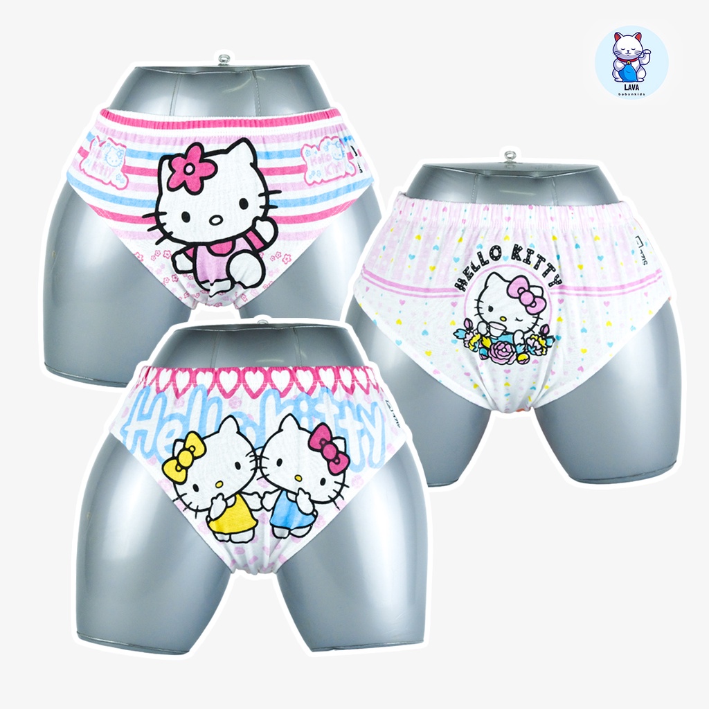 Katun Girls & 39; กางเกงชั้นในอายุ 3 4 5 6 7 8 ปี 3 ใน 1 บรรจุ 3 ชิ้น ...