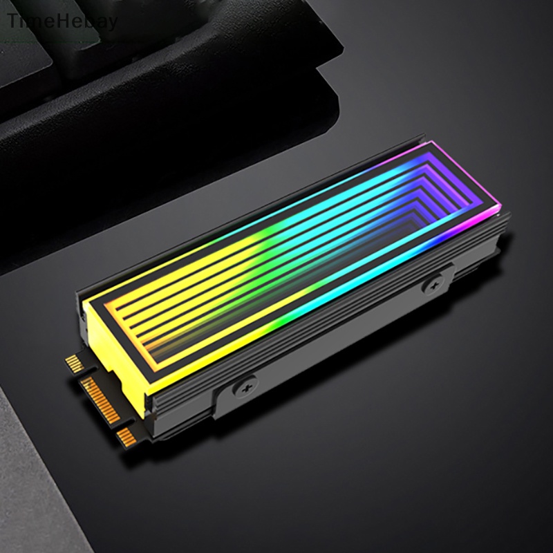 Timehebay หม้อน้ําซิงค์ 5V ARGB PC 2280 SSD M2 RGB M.2 NVMe ประสิทธิภาพ ...