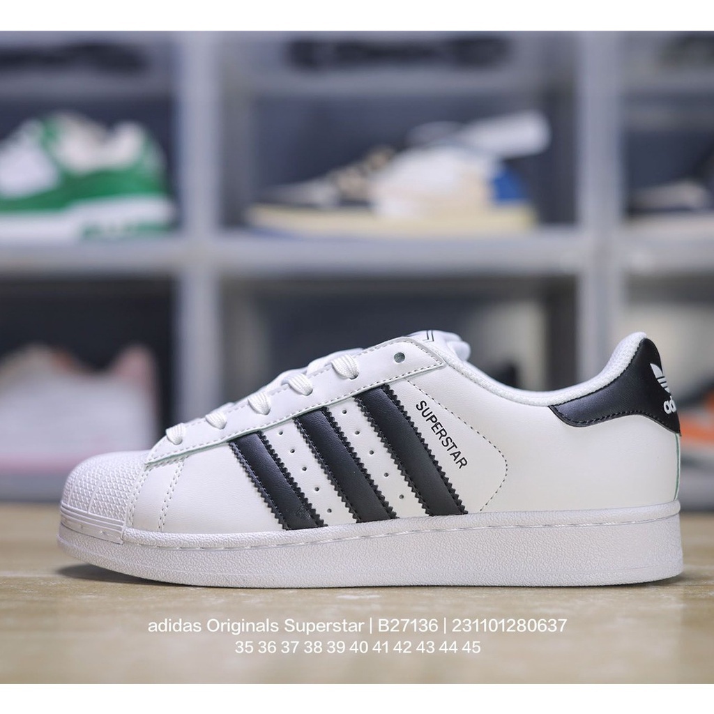* ของแท้ 100% ori*adidas Superstar shell head classic รองเท้าผ้าใบ ...