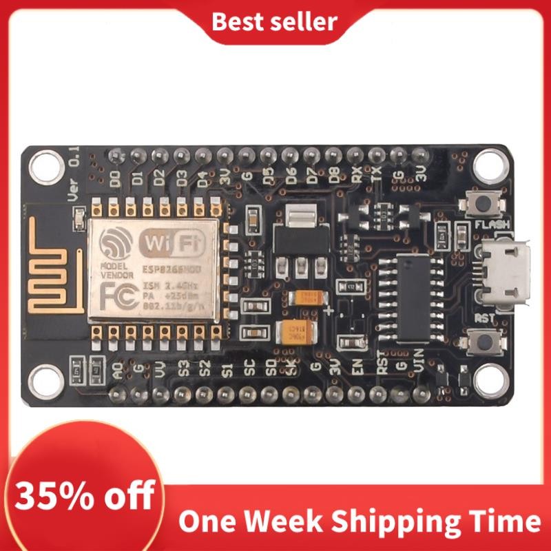 โมดูลไร้สาย NodeMcu Lua WIFI V3 โมดูล ESP8266 พอร์ตอนุกรมโมดูล WIFI IOT Internet Development ...