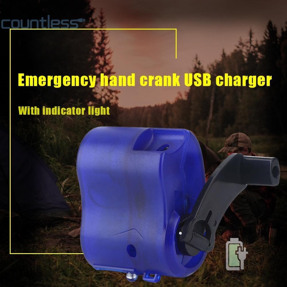 Mini Hand Crank Power Charger กลางแจ้งแบบพกพา Hand Crank Dynamo Wind Up ...