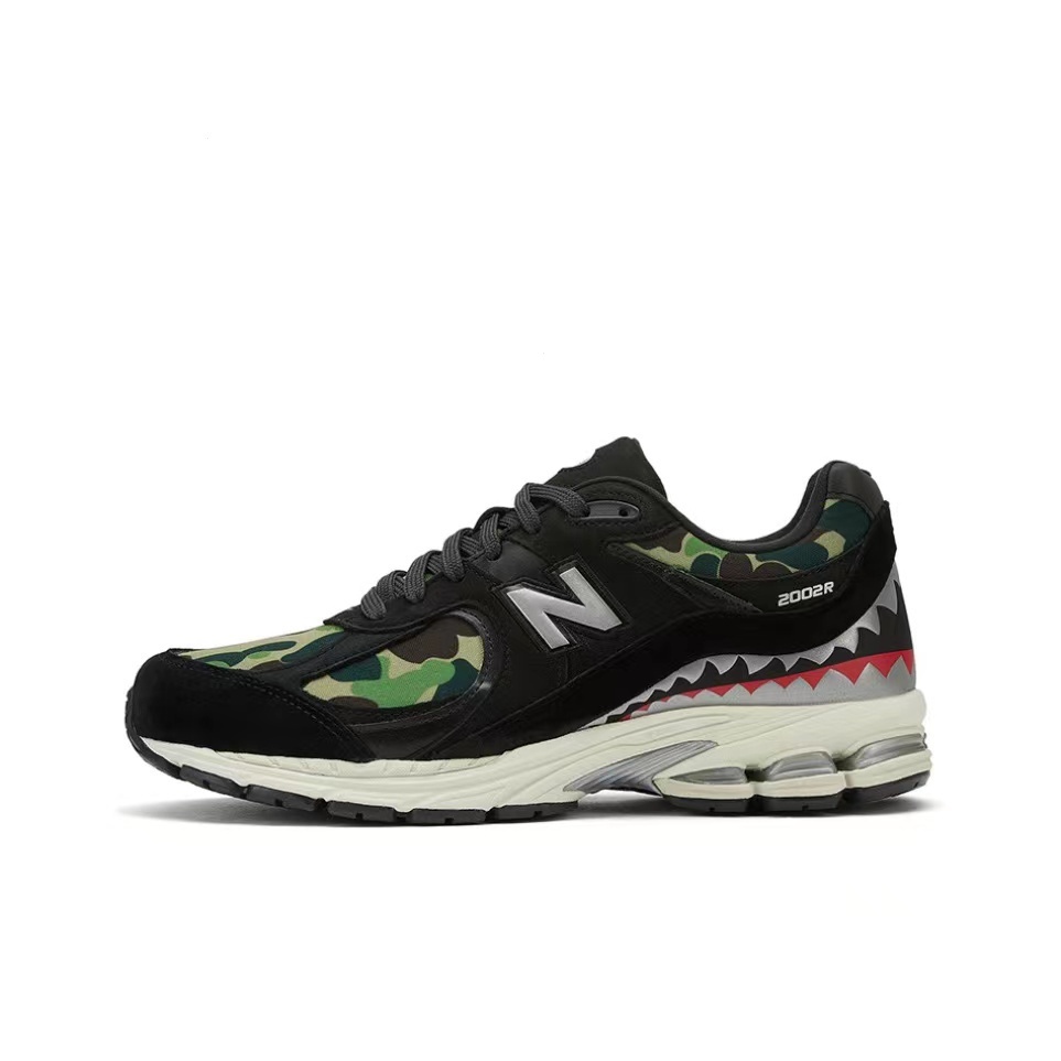 Ua Bape X New Balance 2002R รองเท้ากีฬา รองเท้าวิ่งลําลอง ข้อสั้น ...