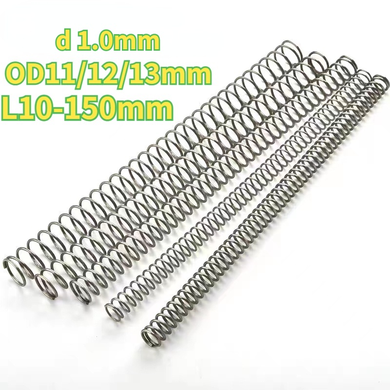 [HNK] สปริงบีบอัด สเตนเลส 304 D11 12 13 มม. L10-150 มม. 1.0 มม. | Shopee Thailand