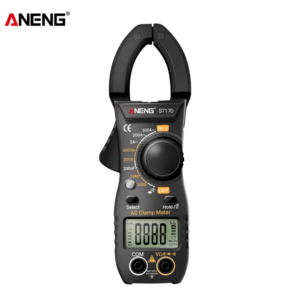 แคลมป์มิเตอร์ดิจิตอล ANENG ST170/ST180/AT619 Digital Clamp Meter DC ...