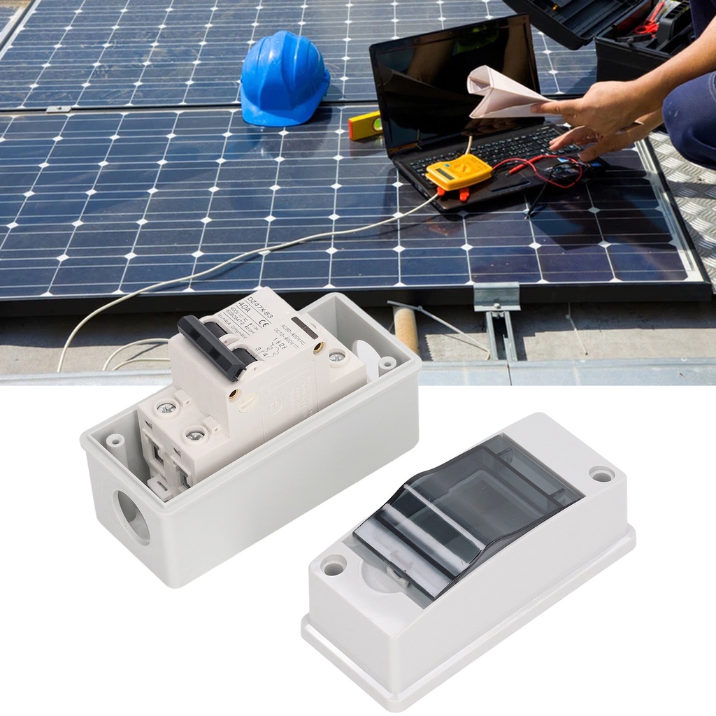 Industrial PV Solar Disconnect Switch 2P 40A IP65 กันน้ำ PA66 Shell ...