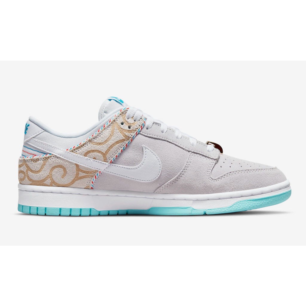 Nike Dunk Low SE Barber Shop Grey | Shopee Thailand